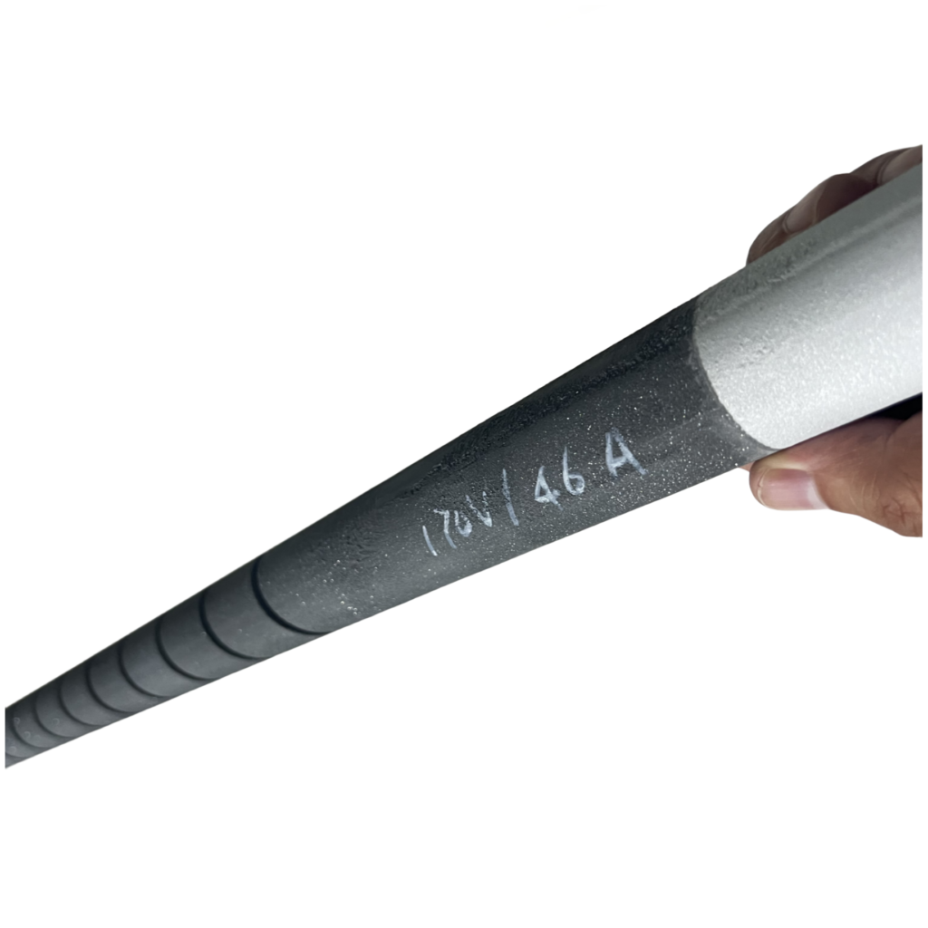 1625C Wear Resistant Gun Type Silicon Carbide Heater Element For ...