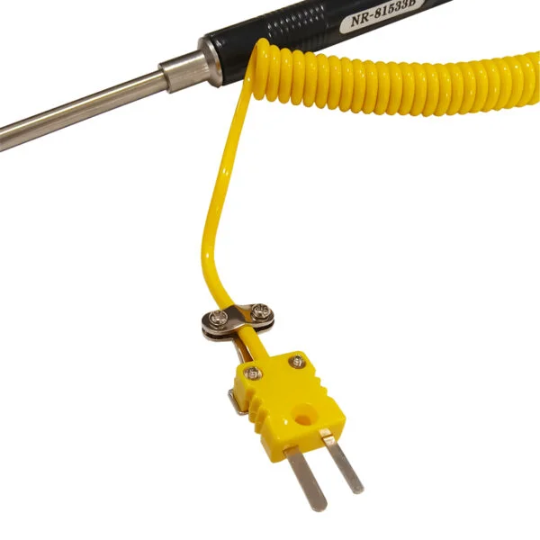 Mesh type K type surface thermocouple Solid surface thermometer probe ...