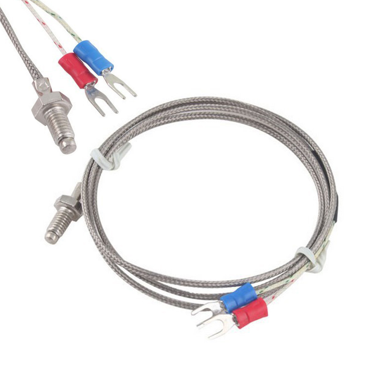Thermocouple M6 M8 threaded thermal resistance temperature sensor probe ...