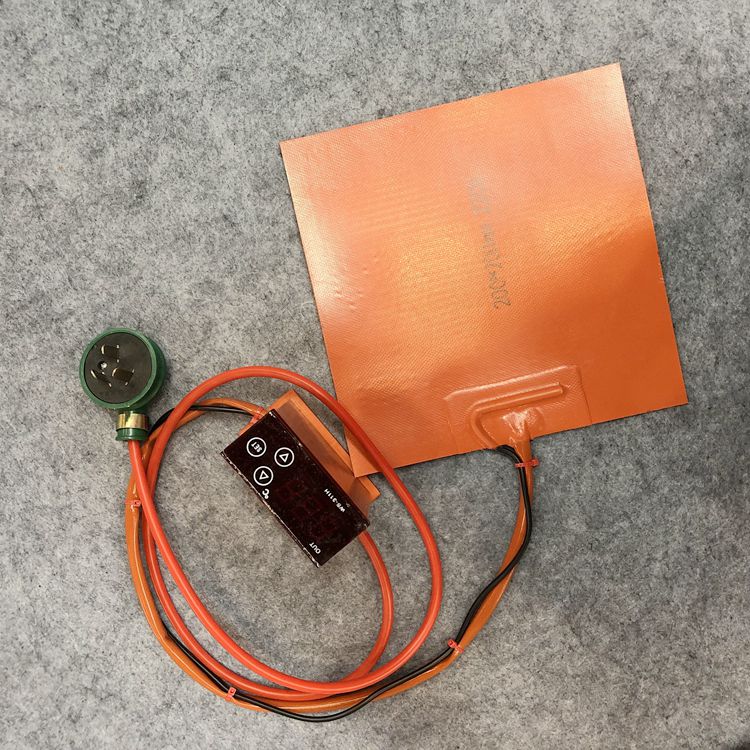 New Silicone Rubber Heating Pad Plate Heater With Thermostat 24-380v ...