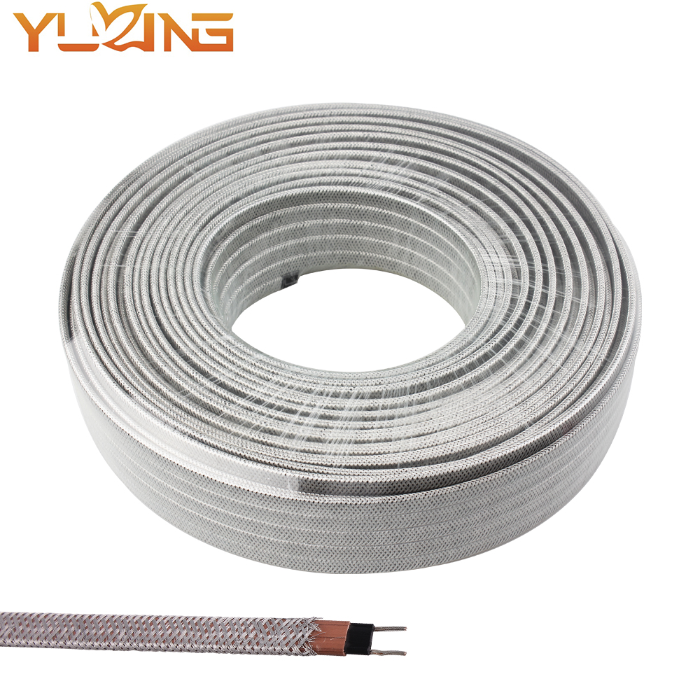 25W/M 220V Snow Ice melting Electric Self Regulating Heating Trace ...