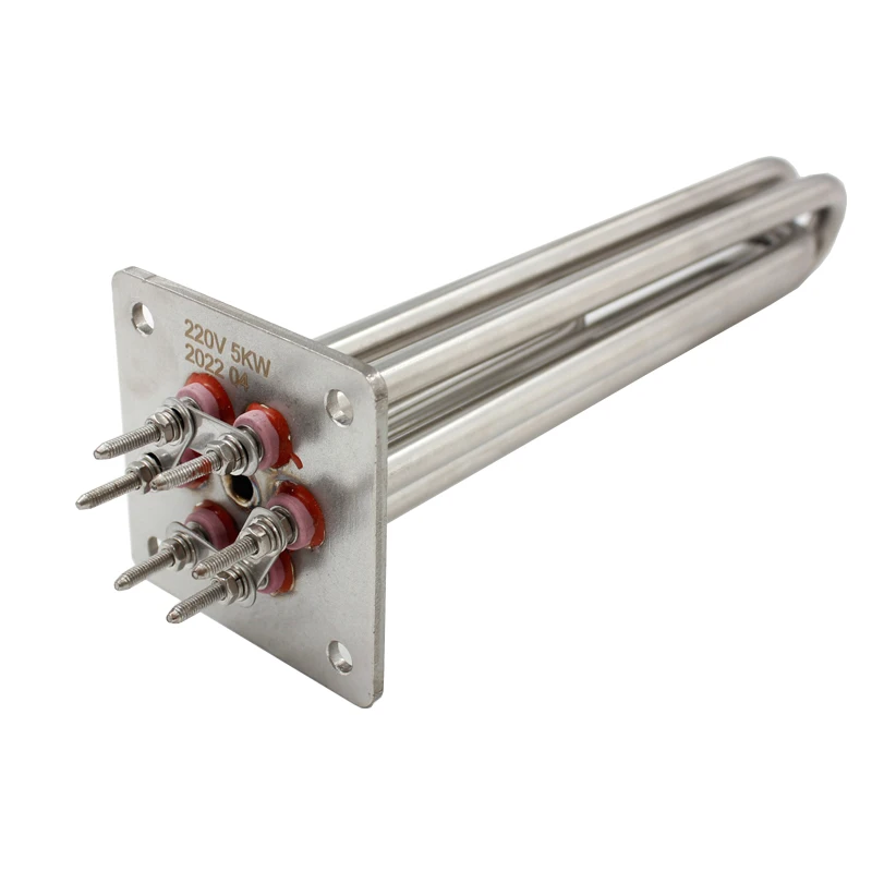 ที่กำหนดเอง 5000W หน้าแปลนแบนเครื่องทำน้ำอุ่น Immersion Tube เครื่องทำ ...