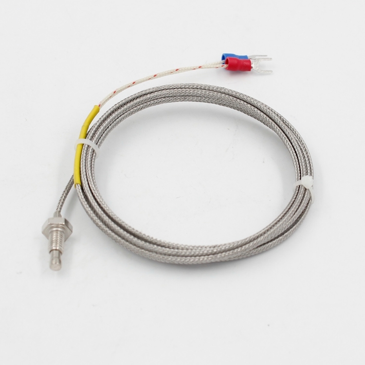 Screw Thread Probe Temperature Sensor Thermocouple Type J Cable - พลัง ...