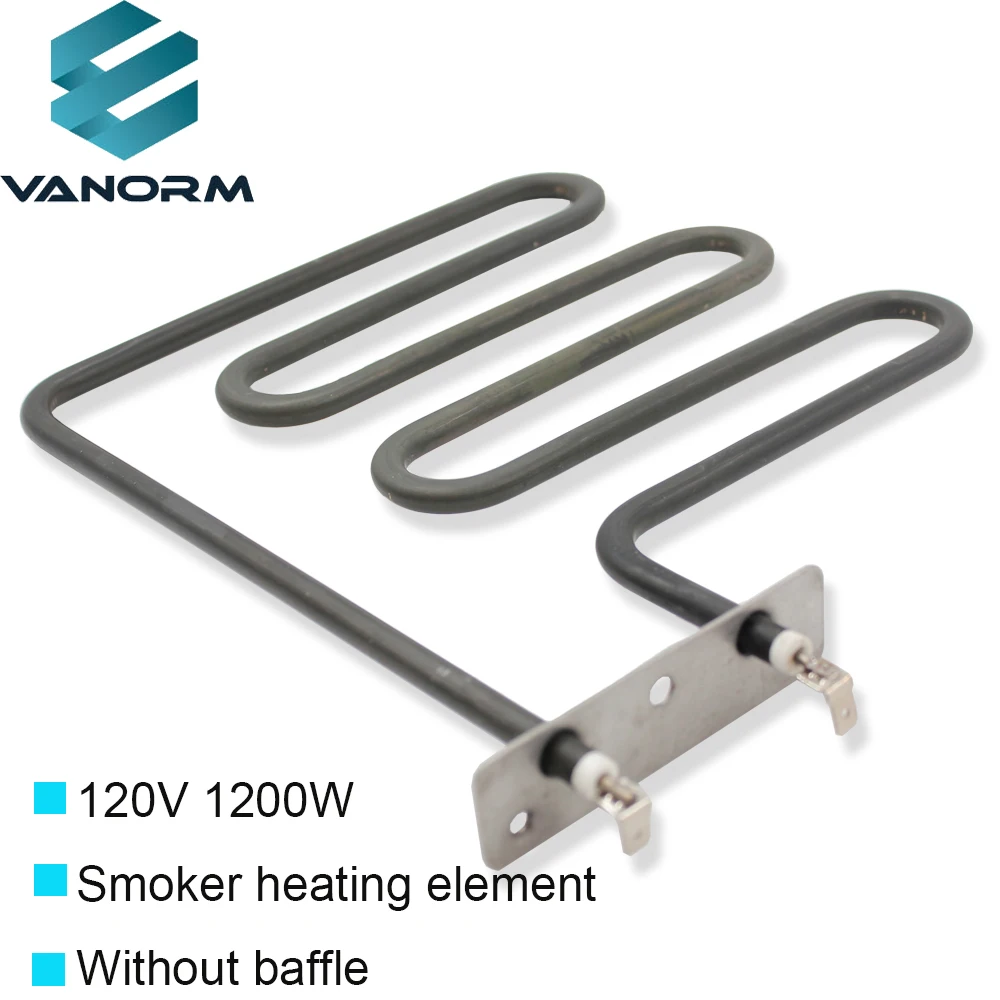 1200W Replacement Electric Smoker Heating Element Kit 120V Electric Smoker Equipment - พลัง ...
