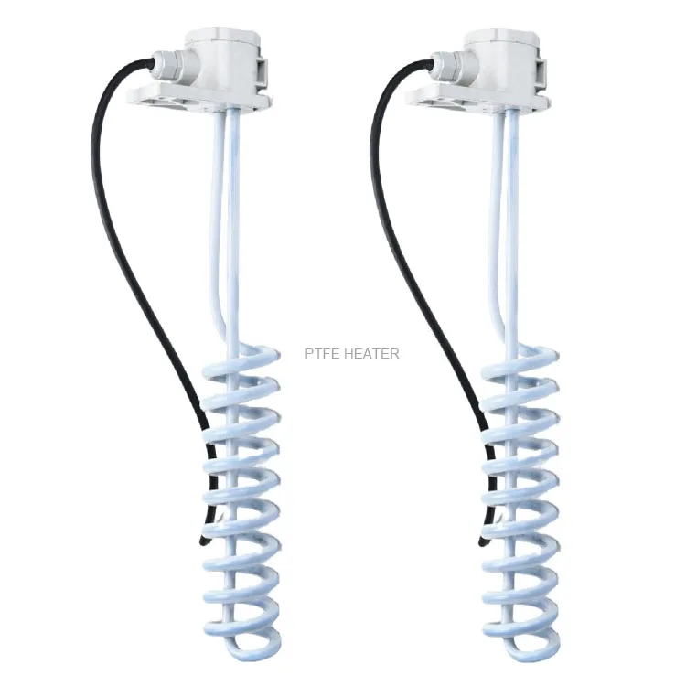 220v 380v 3kw PTFE Coated Immersion Tubular Heating Electric Anti ...
