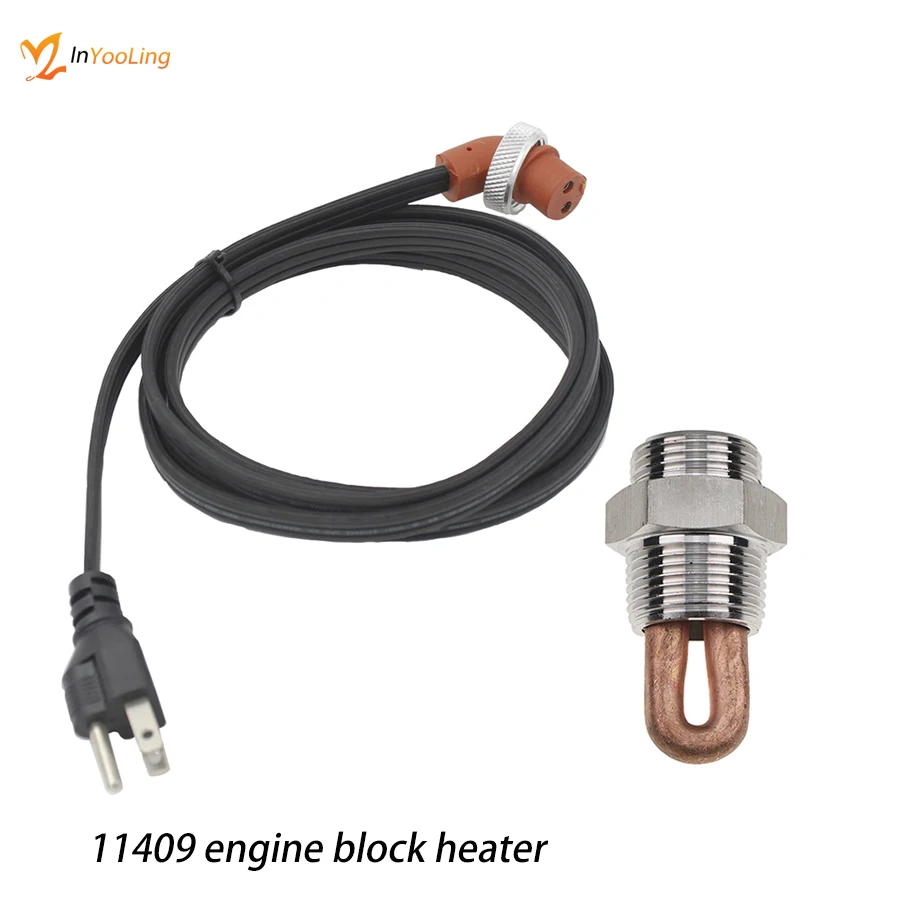 3/4" Thread SUS Adapter 120 Volts 400 Watt Engine Block Immersion ...