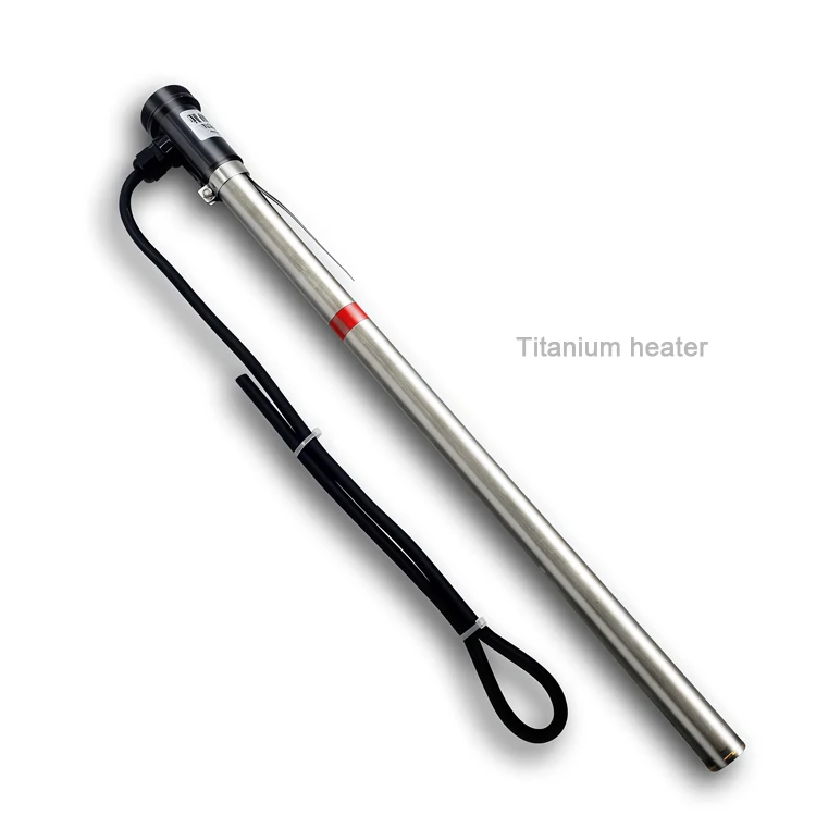 OEM 220v 2KW Titanium Heating Tube Electroplating Tank Heater Heating ...