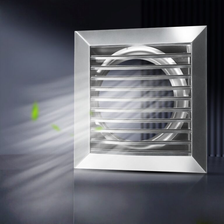 Stainless Steel Grating Movable Louvered Bathroom Exhaust Fan Exterior ...