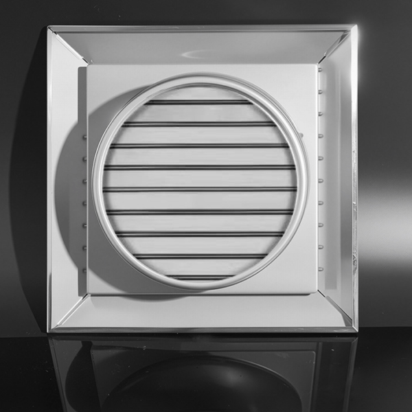 Stainless Steel Grating Movable Louvered Bathroom Exhaust Fan Exterior ...