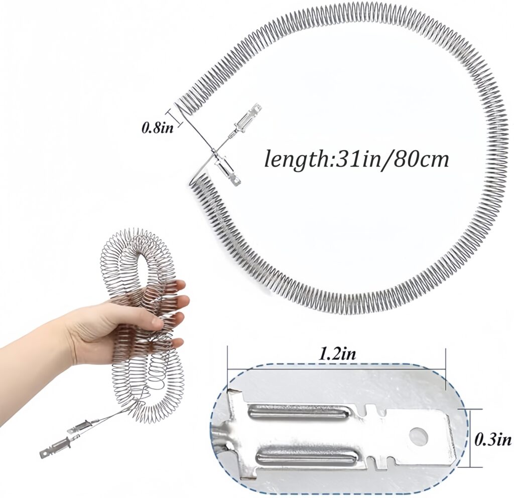 5300622032 Stainless Steel Electric Dryer Heater with Spring Heating ...