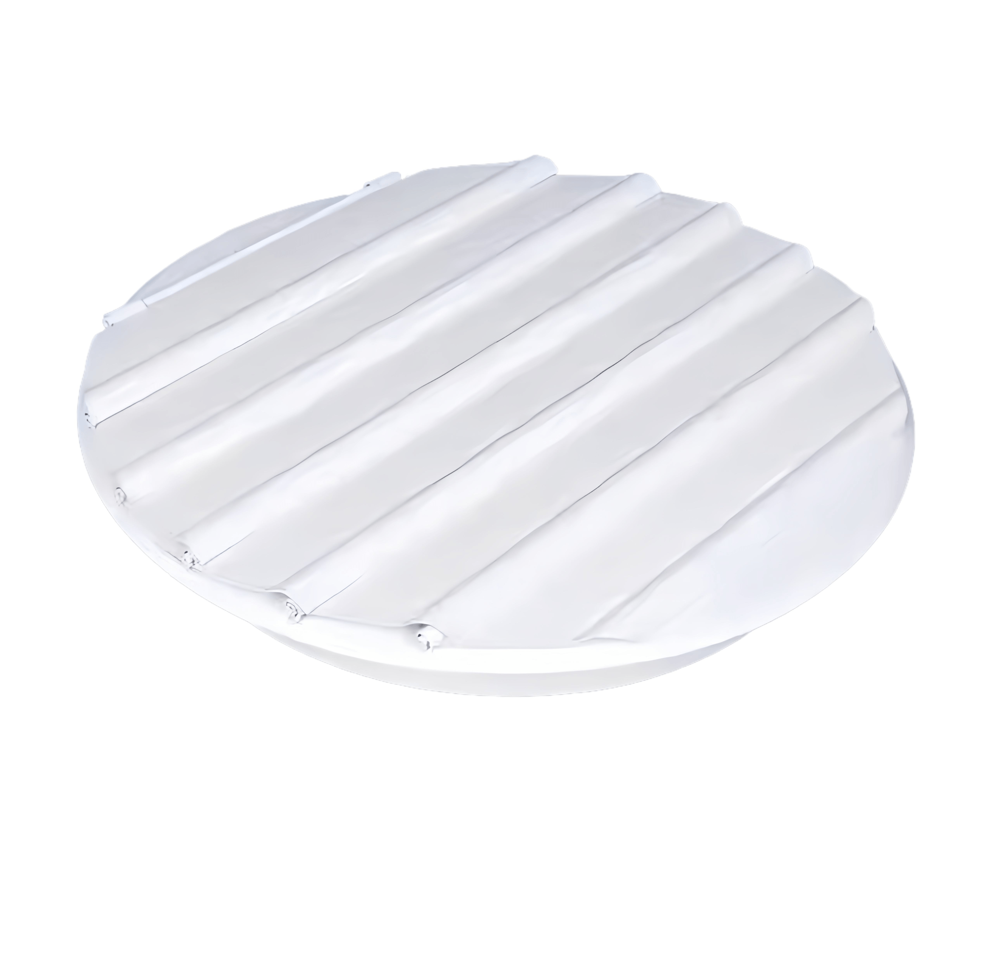 Aluminum Circular Axial Flow Fan Louvre air Outlet Self-closing Louvre ...